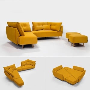Lounge sofa FEYDOM Diagon in three different positions